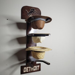 Hat Rack ,custom Hat Rack, Personalize Hat Rack, Cowboys Hat, Christmas ...