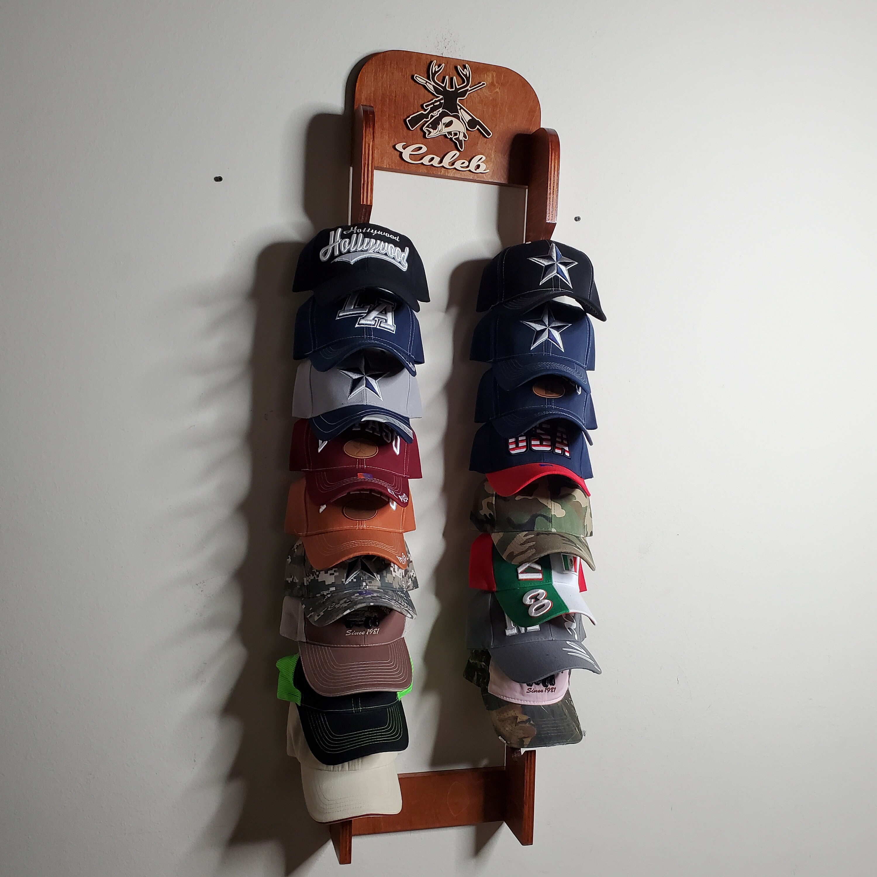 Cap Rack , Hat Rack, Custom Cap Rack , Cap Rack 3D, Personalize Cap ...