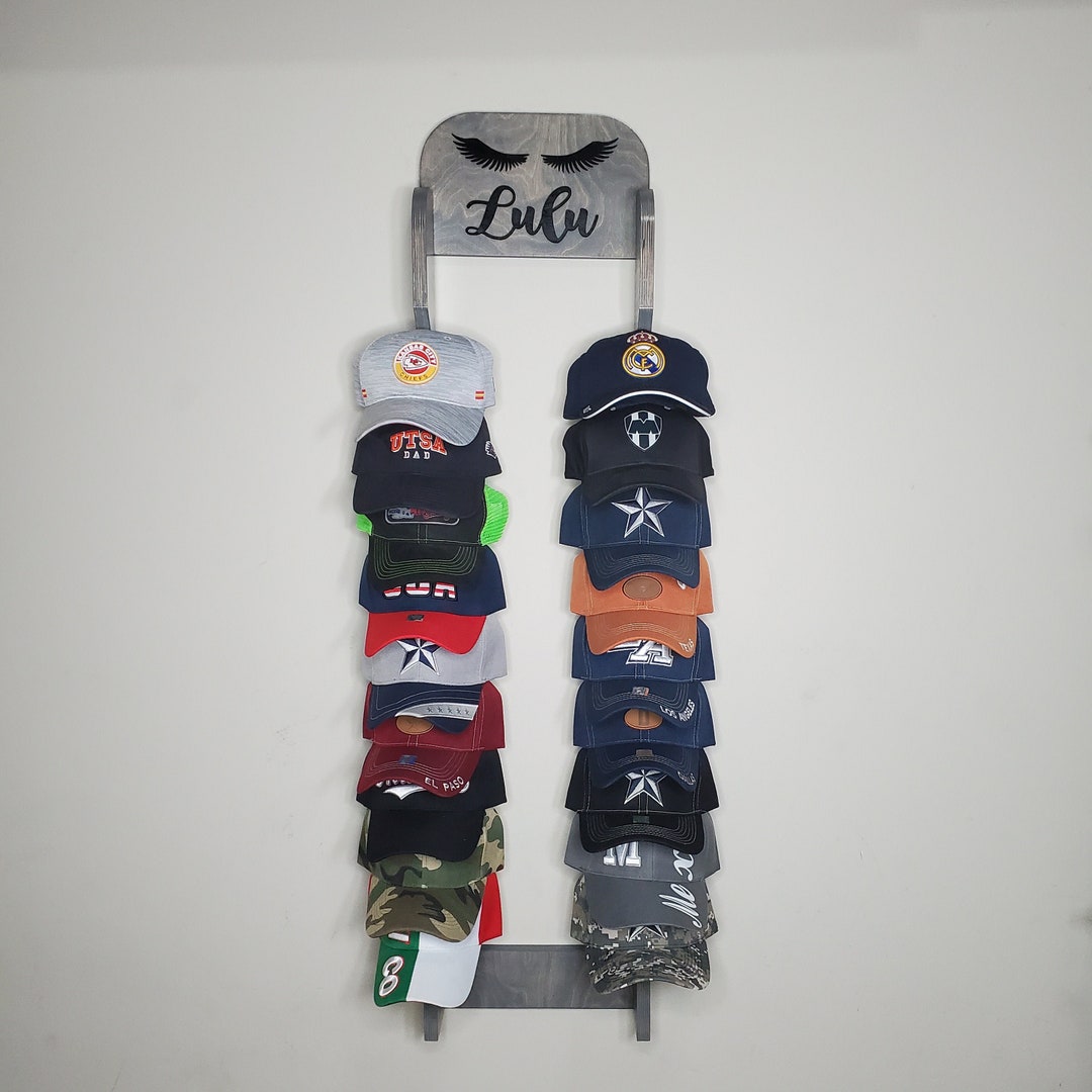 Cap Rack , Rack for 20 Caps, Custom Cap Rack , Cap Rack 3D, Personalize ...