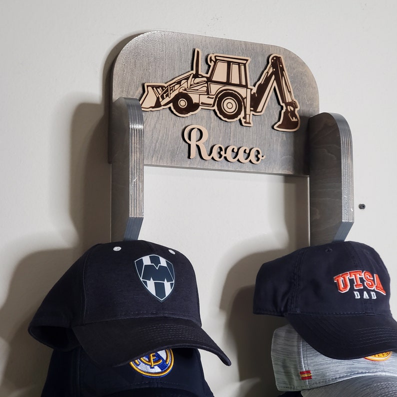 Baseball Cap Rack , Rack for 20 Caps, Custom Cap Rack , Cap Rack 3D ...