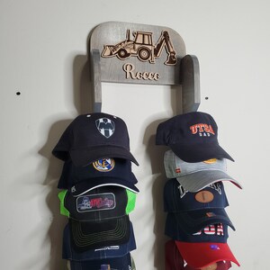 Baseball Cap Rack , Rack for 20 Caps, Custom Cap Rack , Cap Rack 3D ...