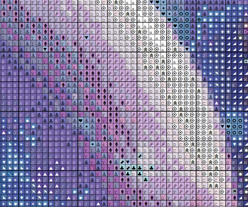 Mother Earth - Cyberpunk Cross Stitch Pattern - Etsy