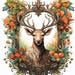 The Autumn Stag - Cross Stitch Pattern - Etsy