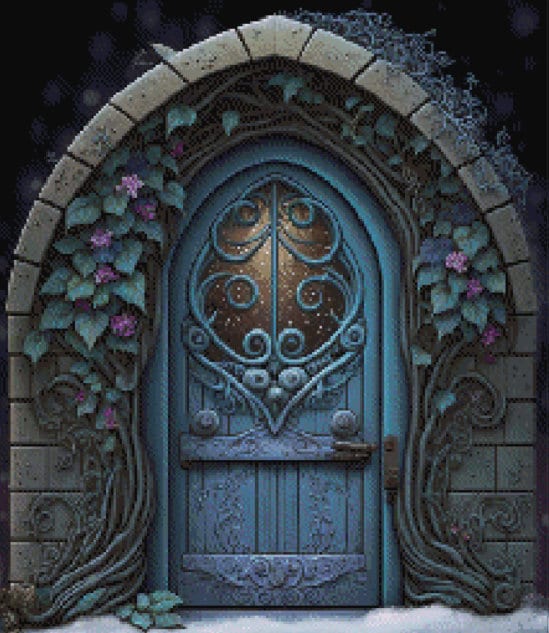 Elven Door - Cross Stitch Pattern - Etsy