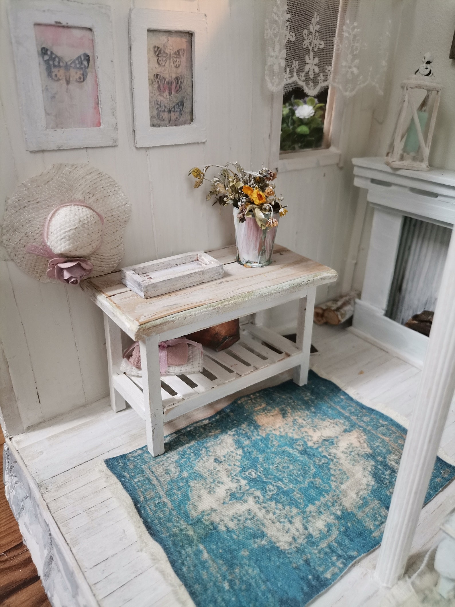 Miniature Dollhouse 1:12 Scale Summer Cottage 100% Handmade - Etsy