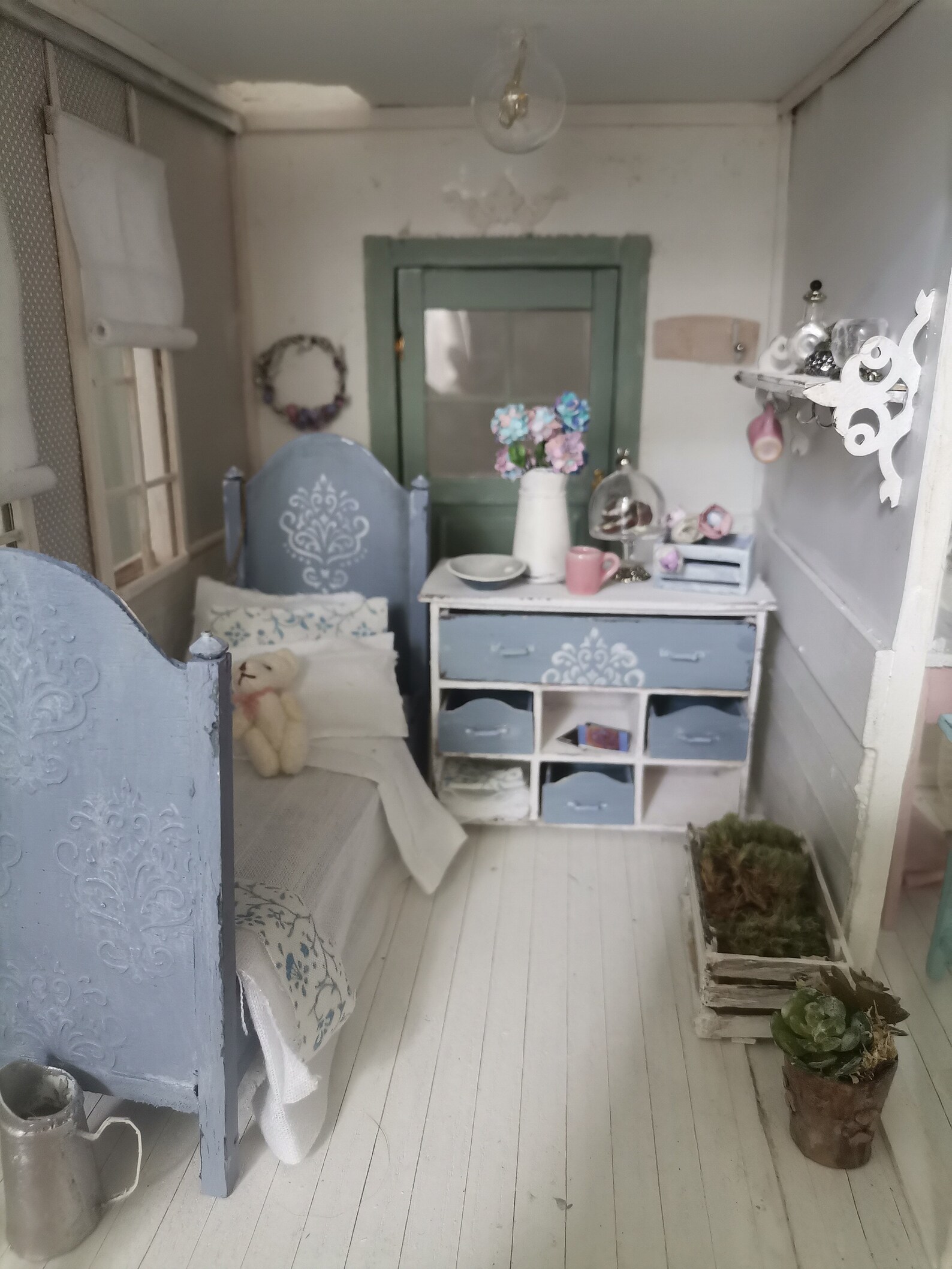 1/12 Scale Furniture Dollhouse Bedroom Miniature 1:12 - Etsy