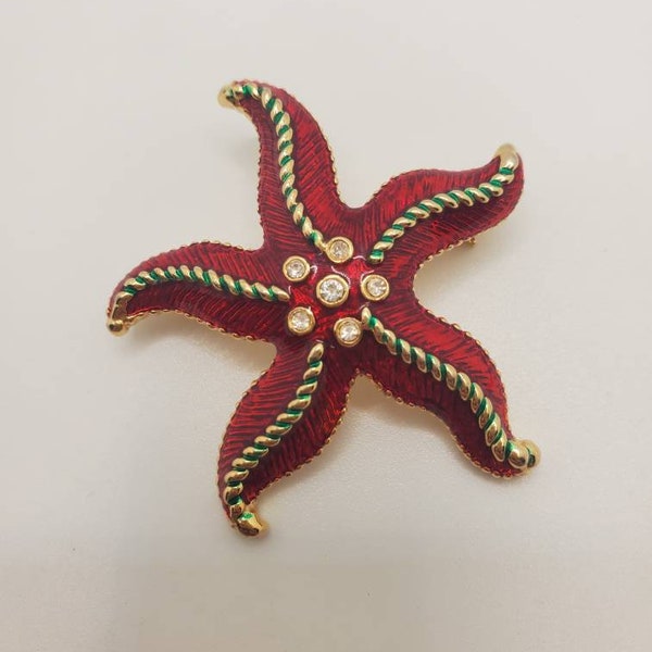 Starfish Brooch - Etsy