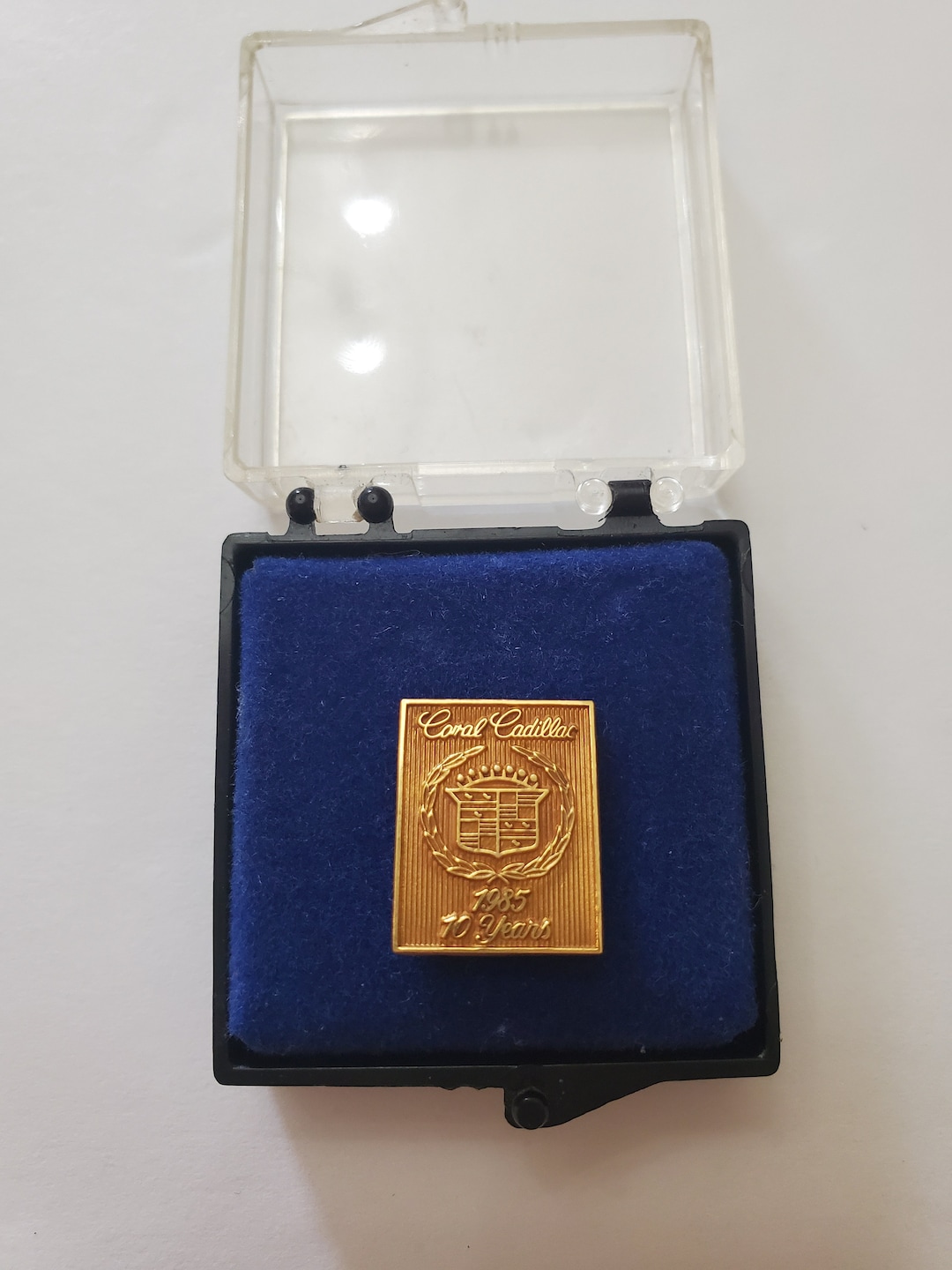 Vintage Cadillac Pin / Coral Cadillac Pin/ Cadillac Celebratory Pin 10 ...
