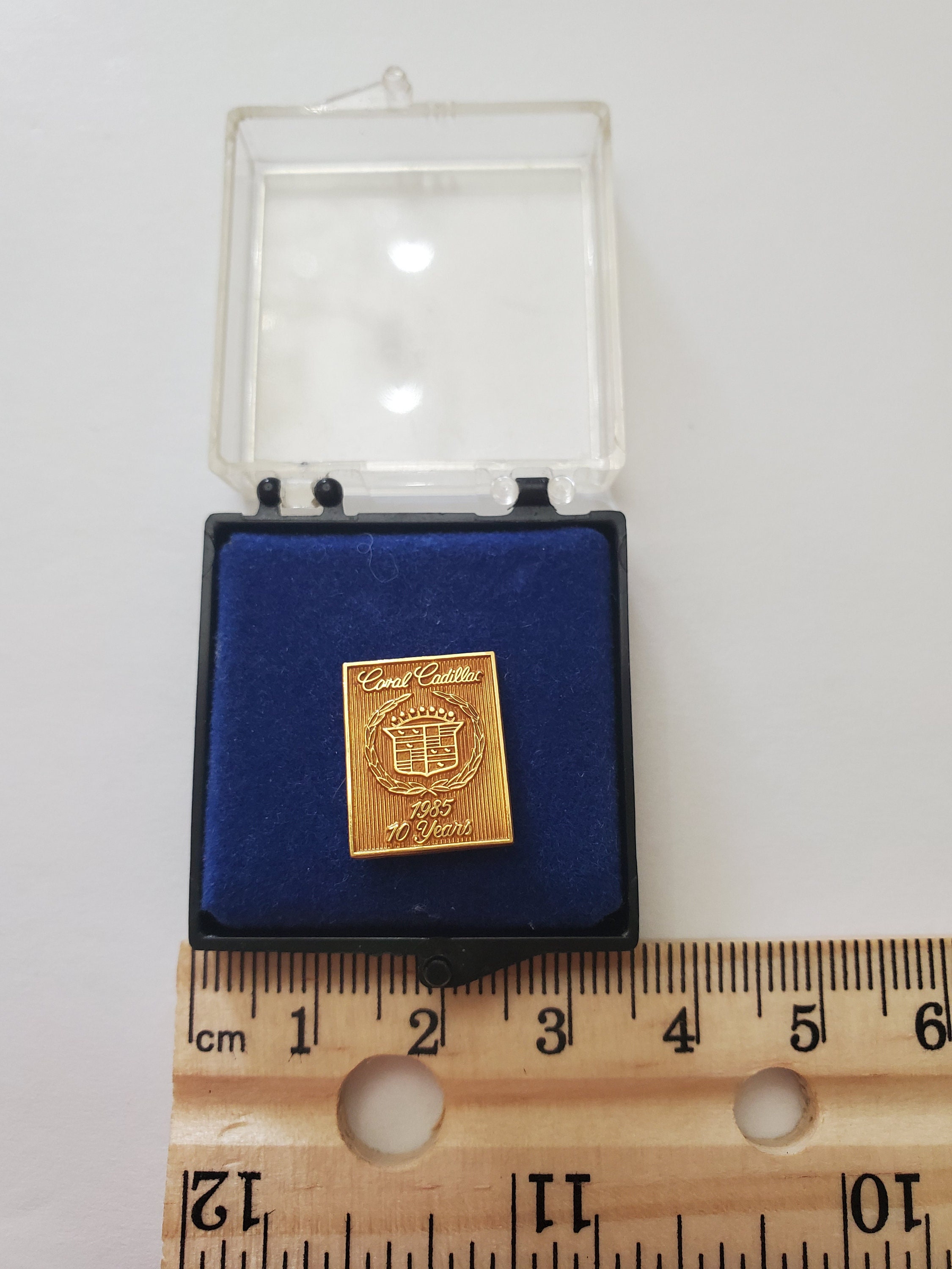 Vintage Cadillac Pin / Coral Cadillac Pin/ Cadillac Celebratory Pin 10 ...