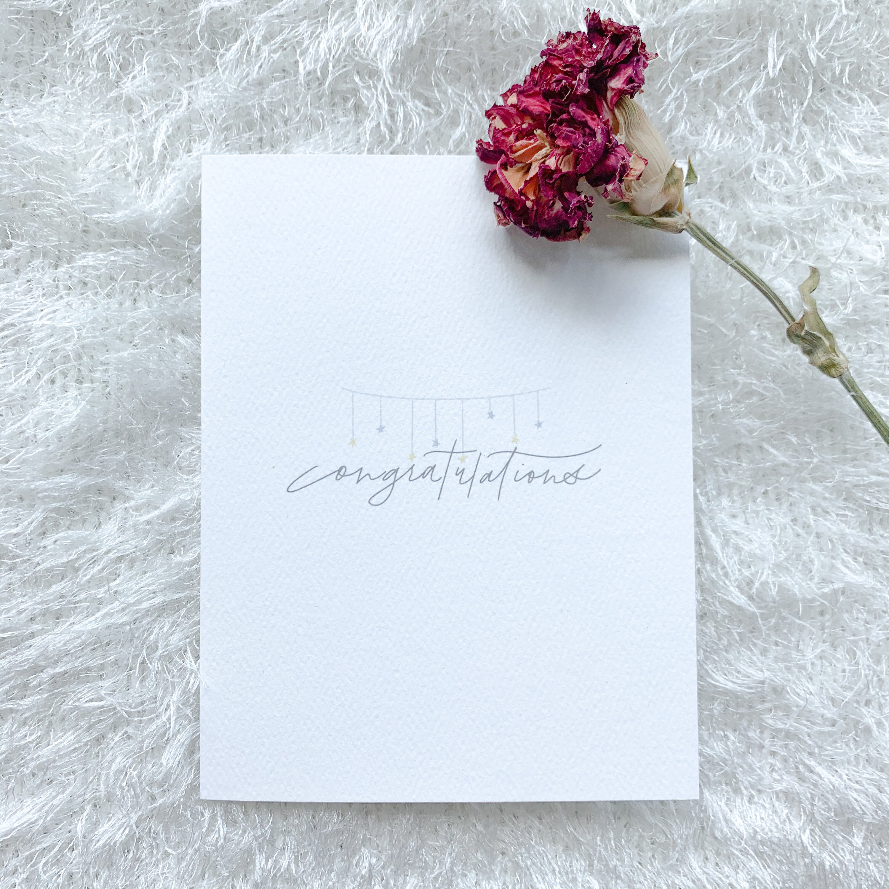 Congratulations Card, Celebration Card, Minimalistic, and Modern ...