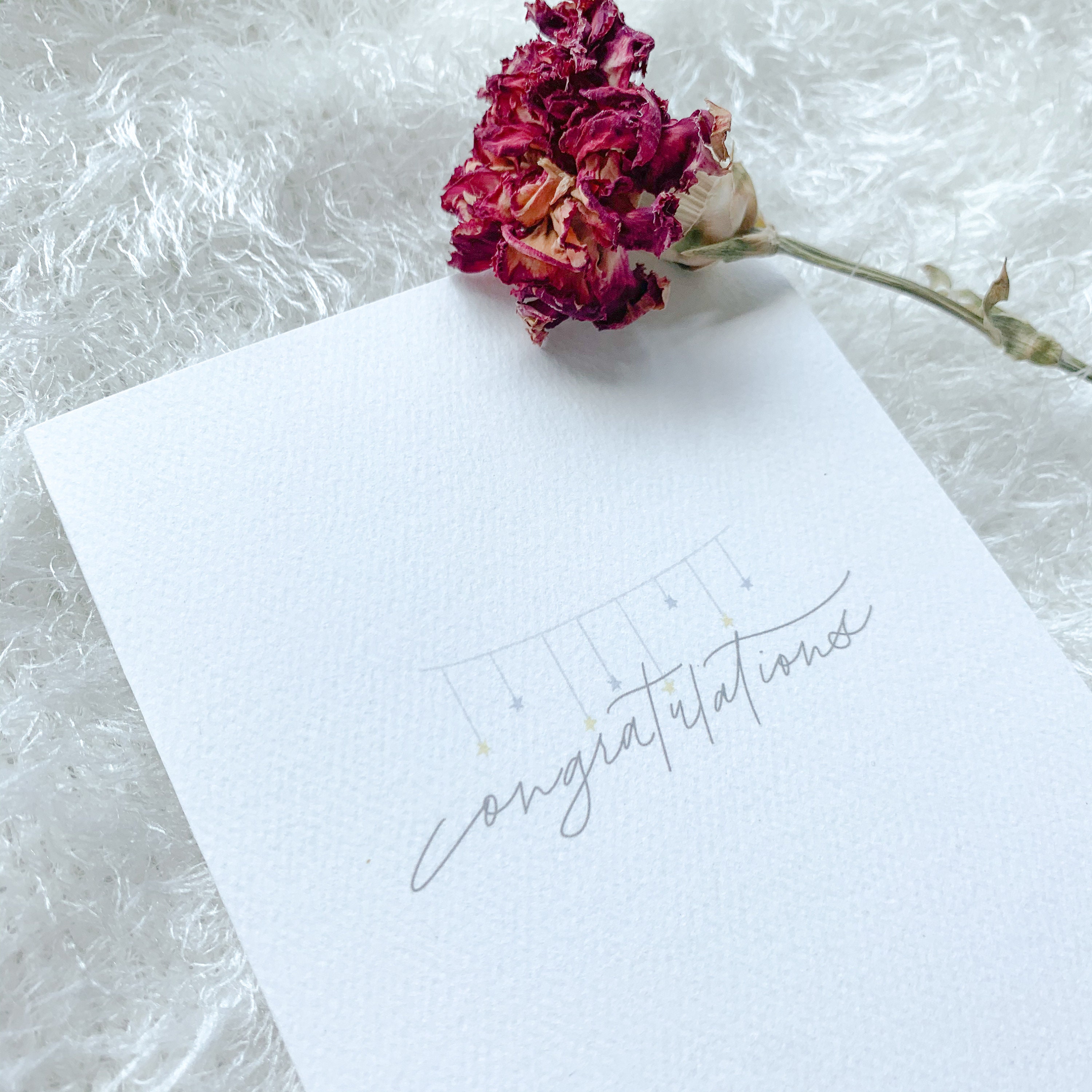 Congratulations Card, Celebration Card, Minimalistic, and Modern ...