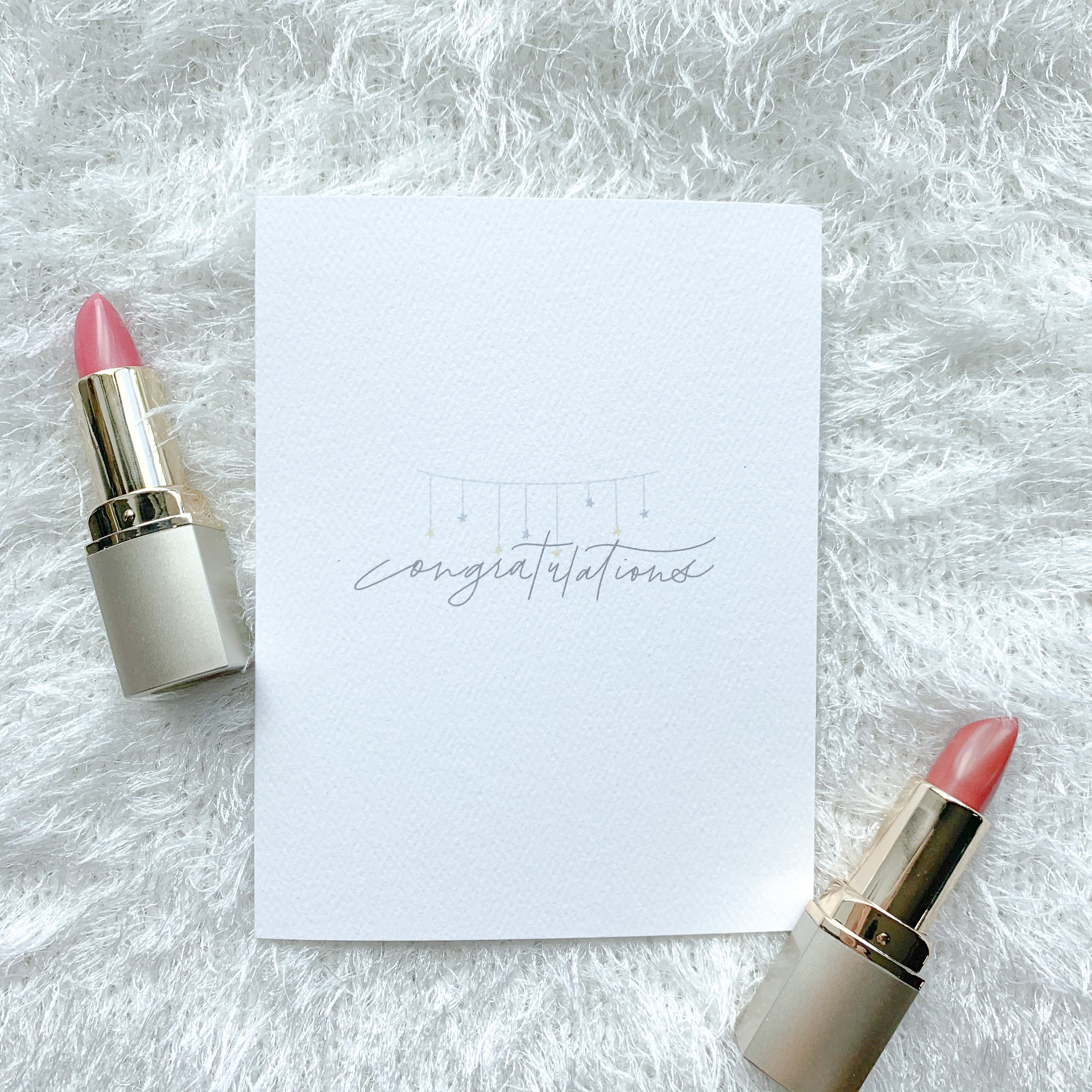 Congratulations Card, Celebration Card, Minimalistic, and Modern ...