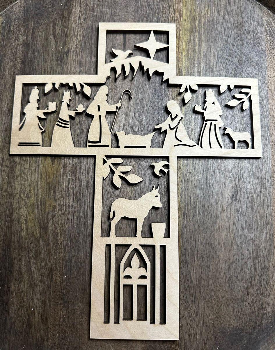 Christmas Cross - Etsy