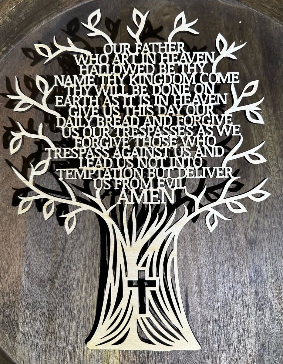 Lord's Prayer Tree - Etsy