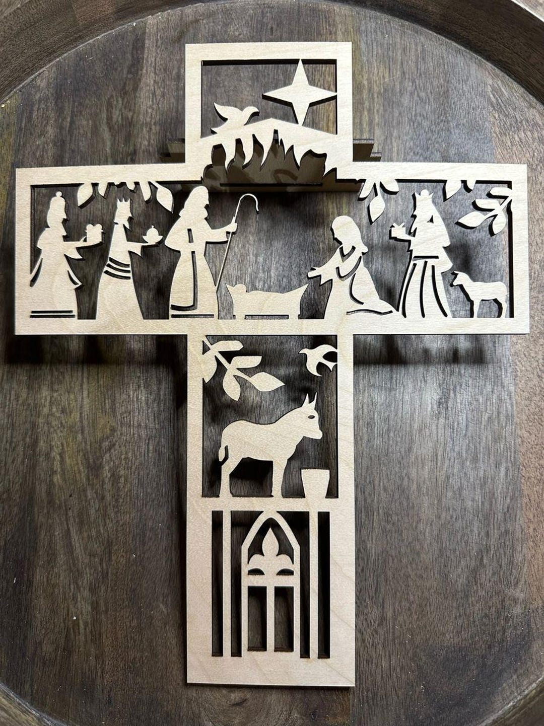 Christmas Cross - Etsy