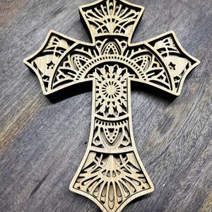 4 Layered Cross - Etsy