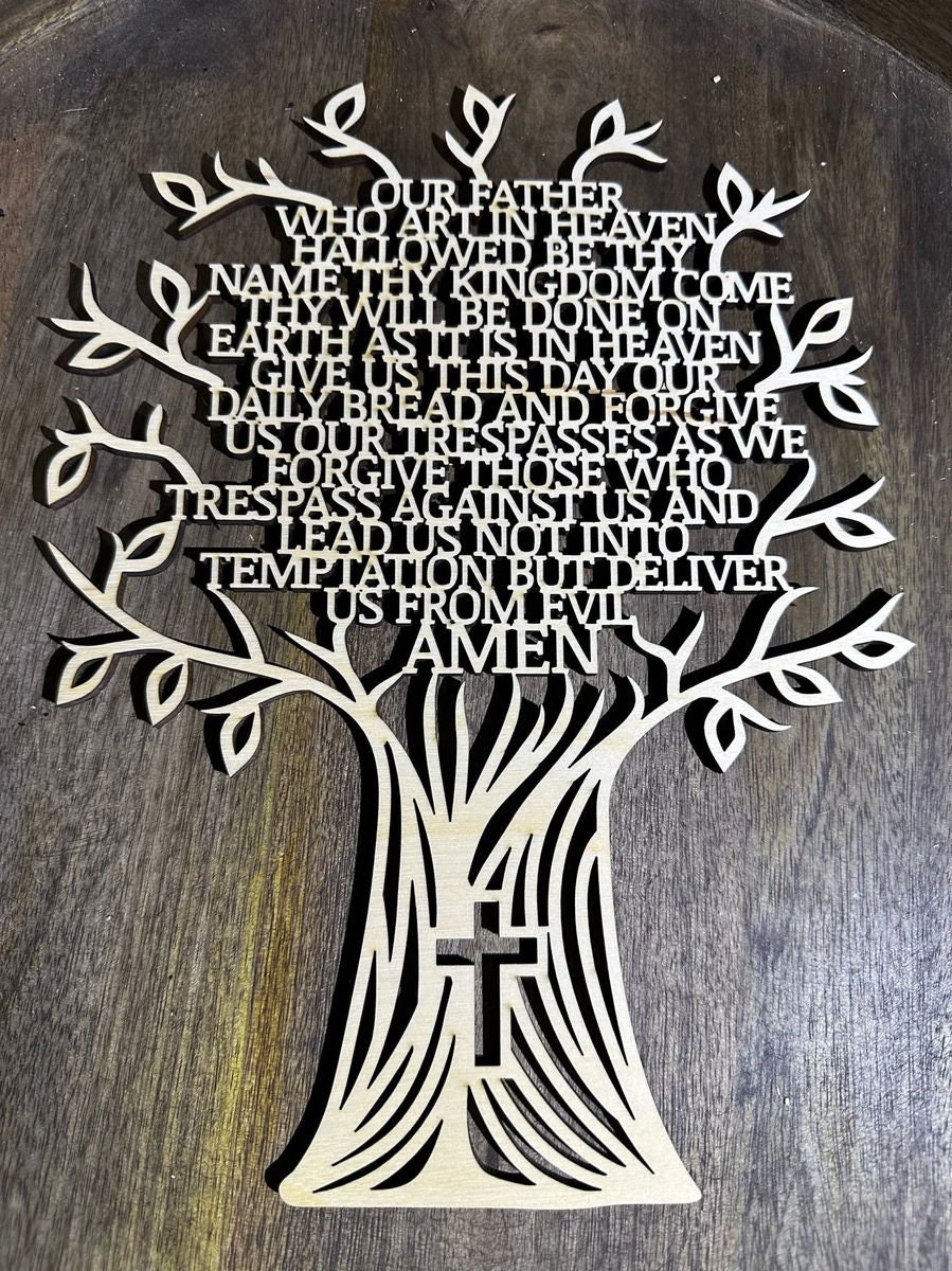 Lord's Prayer Tree - Etsy