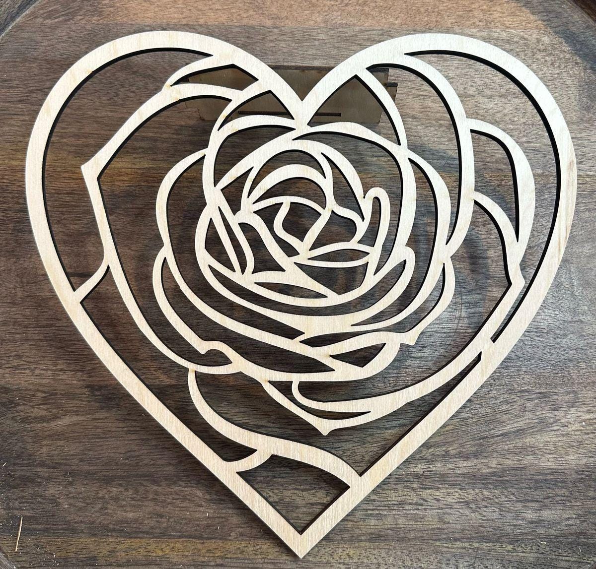 Rose Heart - Etsy