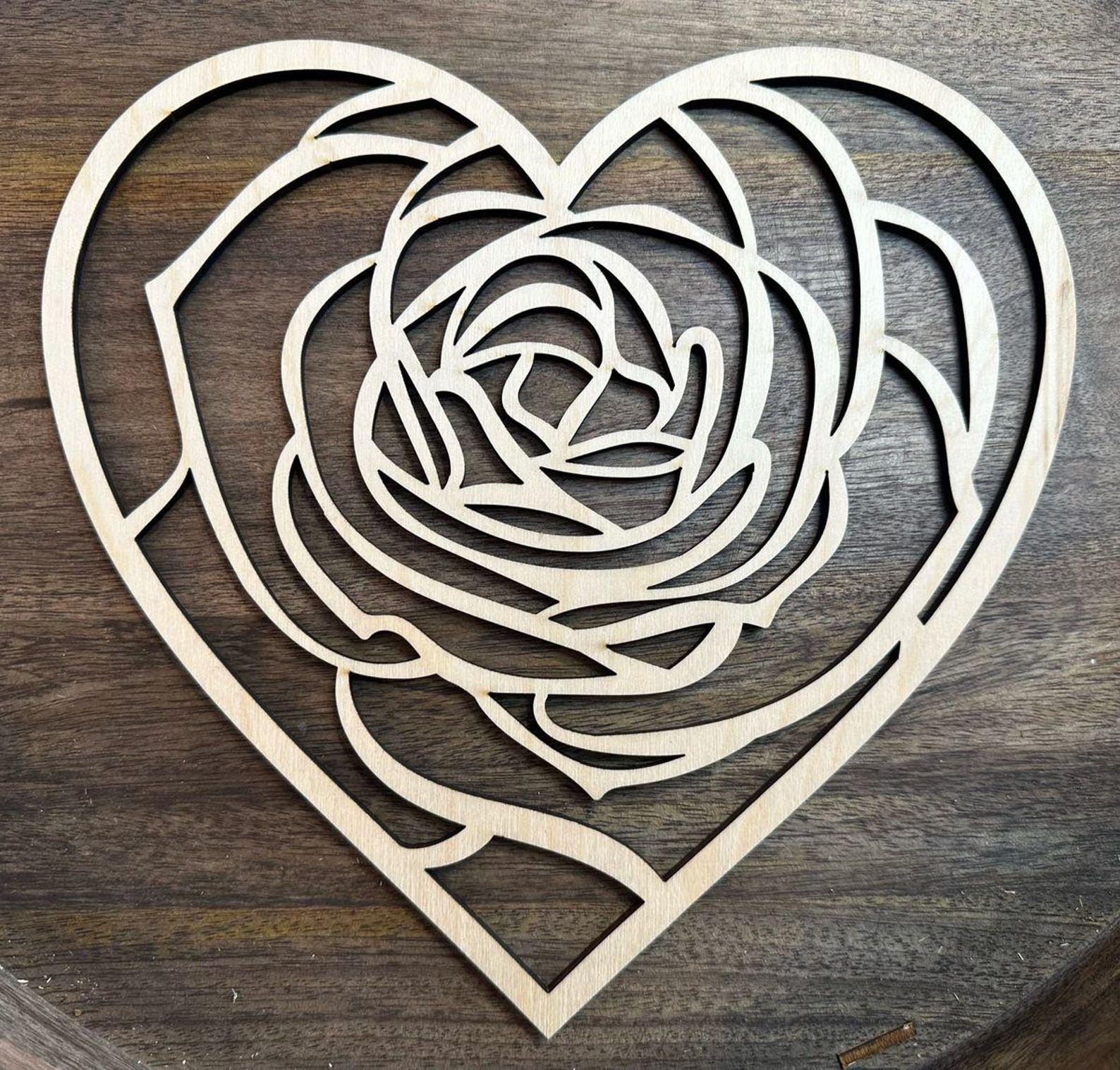 Rose Heart - Etsy