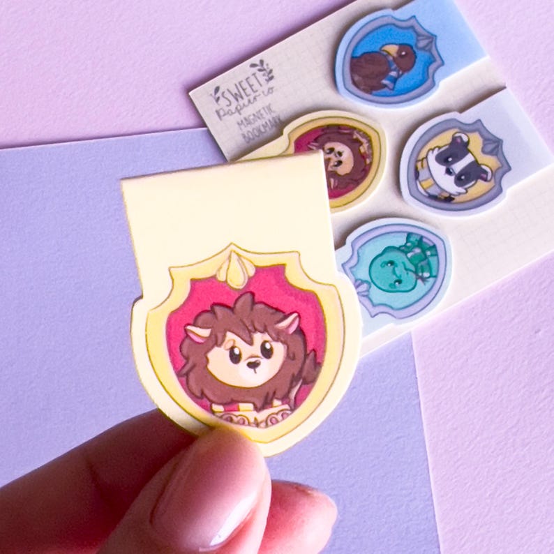Magic Mascots Magnetic Mini Bookmark Set - Etsy