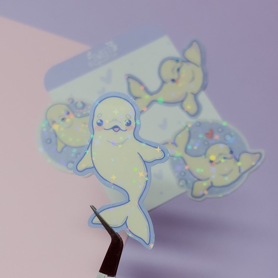 The Little Beluga Sticker Pack - Etsy