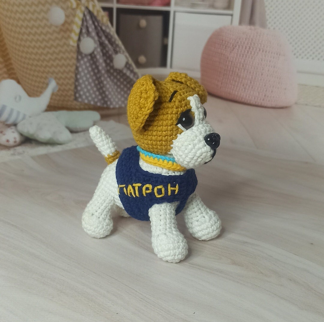 Plush Toy Dog Patron, Jack Russell From Ukraine, Dog Patron From ...