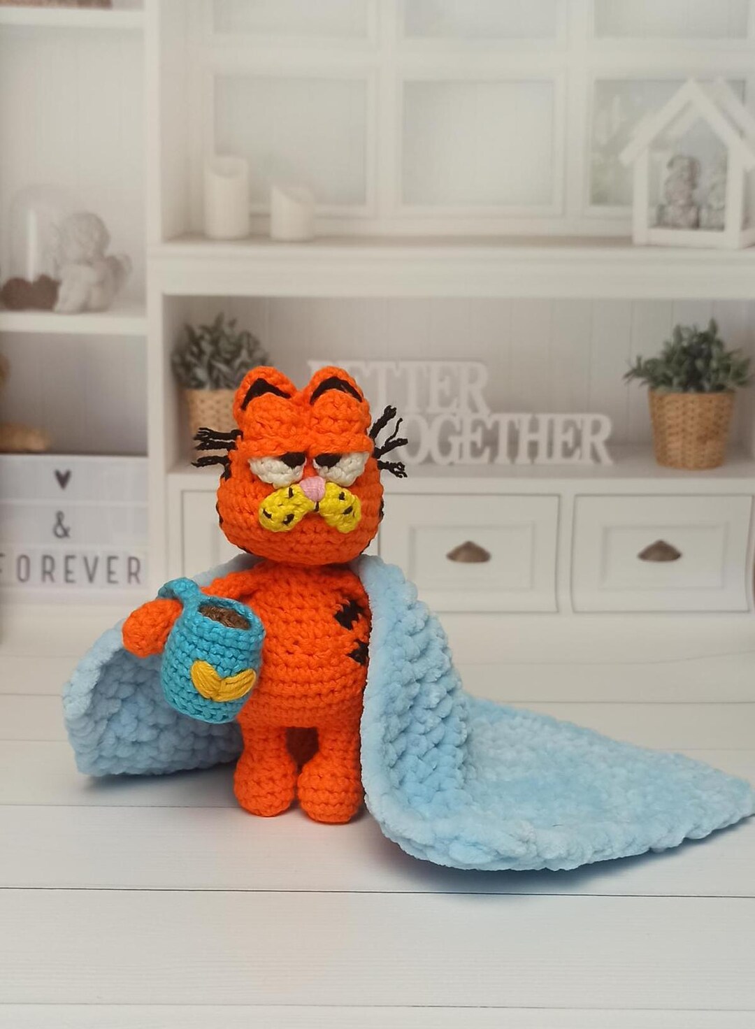 Funny Sleepy Ginger Cat, Soft Garfield, Plush Garfield - Etsy