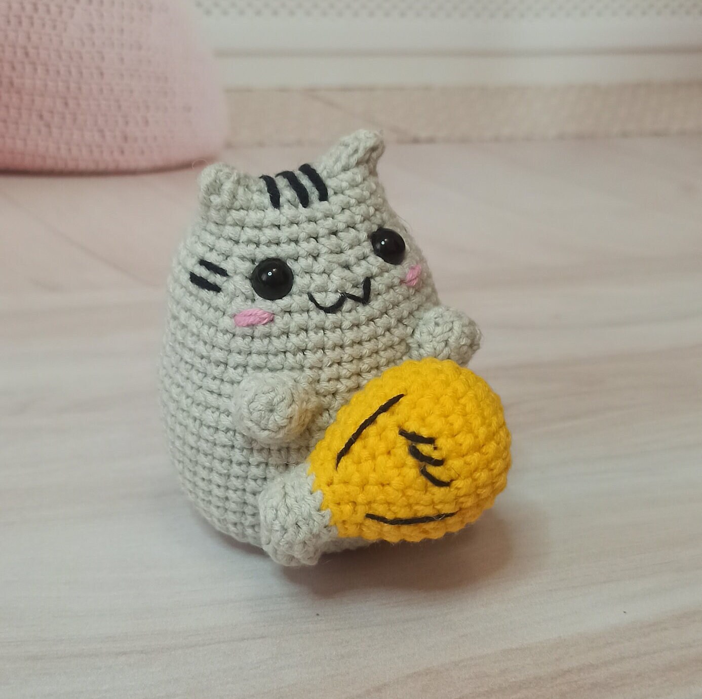 Пушин амигуруми кот Пушин Амигуруми Пушин плюшевая игрушка - Etsy