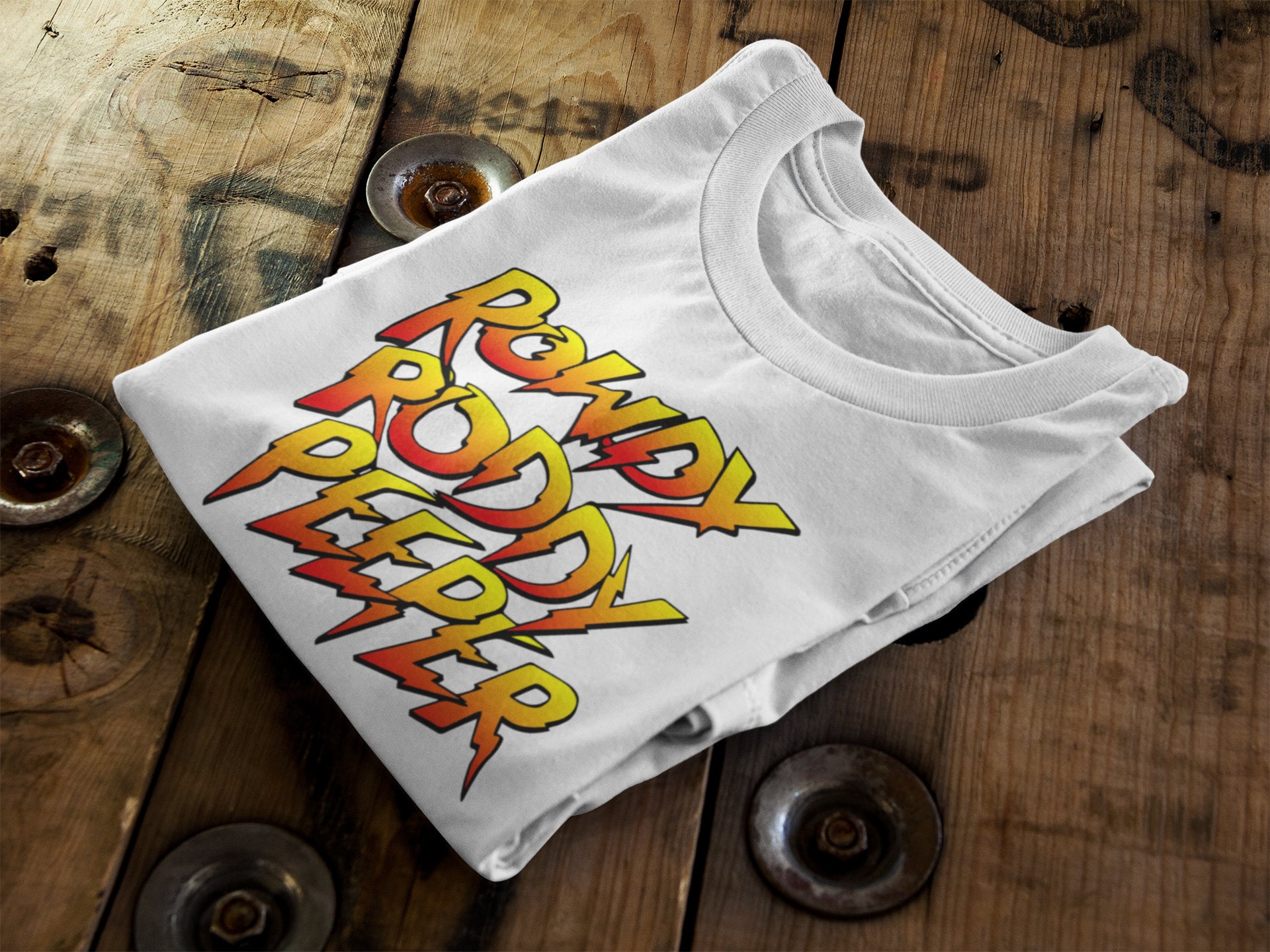 Rowdy Roddy Peeper Simpsons T Shirt - Etsy