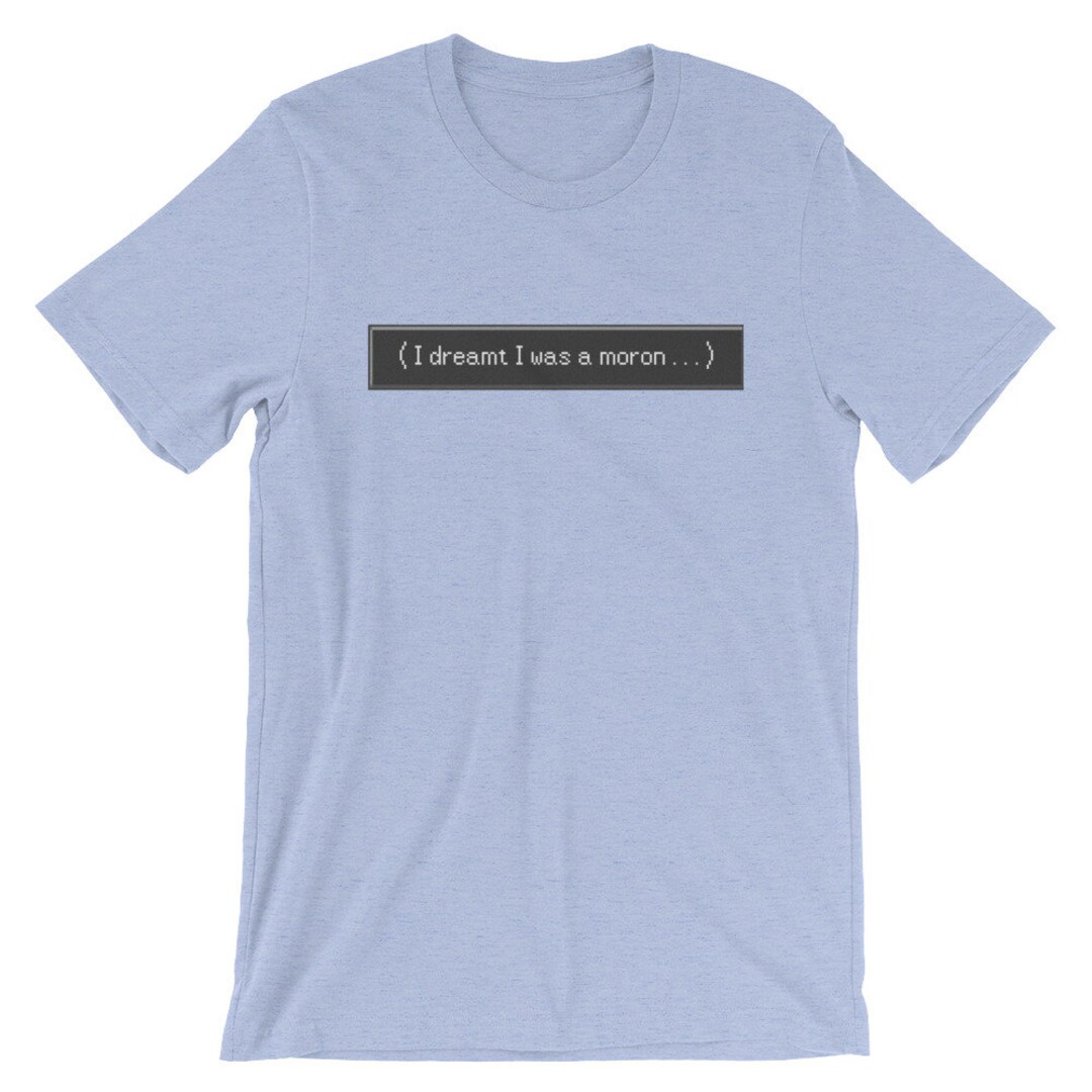 I Dreamt I Was A Moron - Final Fantasy VIII T-shirt - Etsy