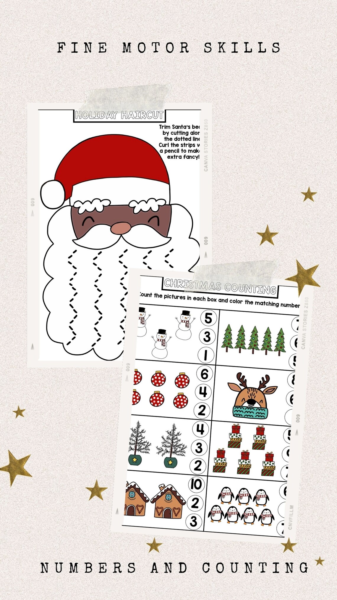 DIGITAL DOWNLOAD Christmas Busy Book for Toddlers Printable Holiday ...