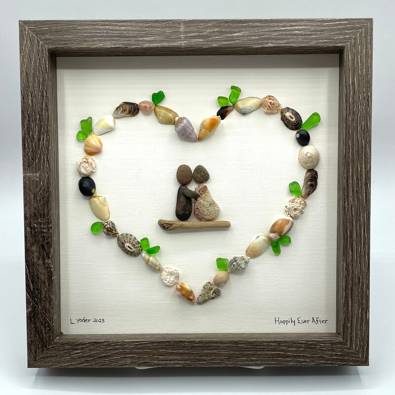 Heart Pebbles - Etsy