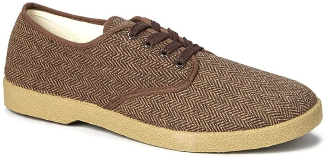 Zig Zag Classic Mens Brown Herringbone Shoe 7210 - Etsy