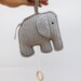 Crochet Elephant Musical Box Music Mobile Handmade - Etsy