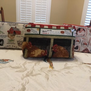 Darling Dairy Farm Fresh Farm Life Cow Pig Chicken Rooster Hen Cosmetic ...