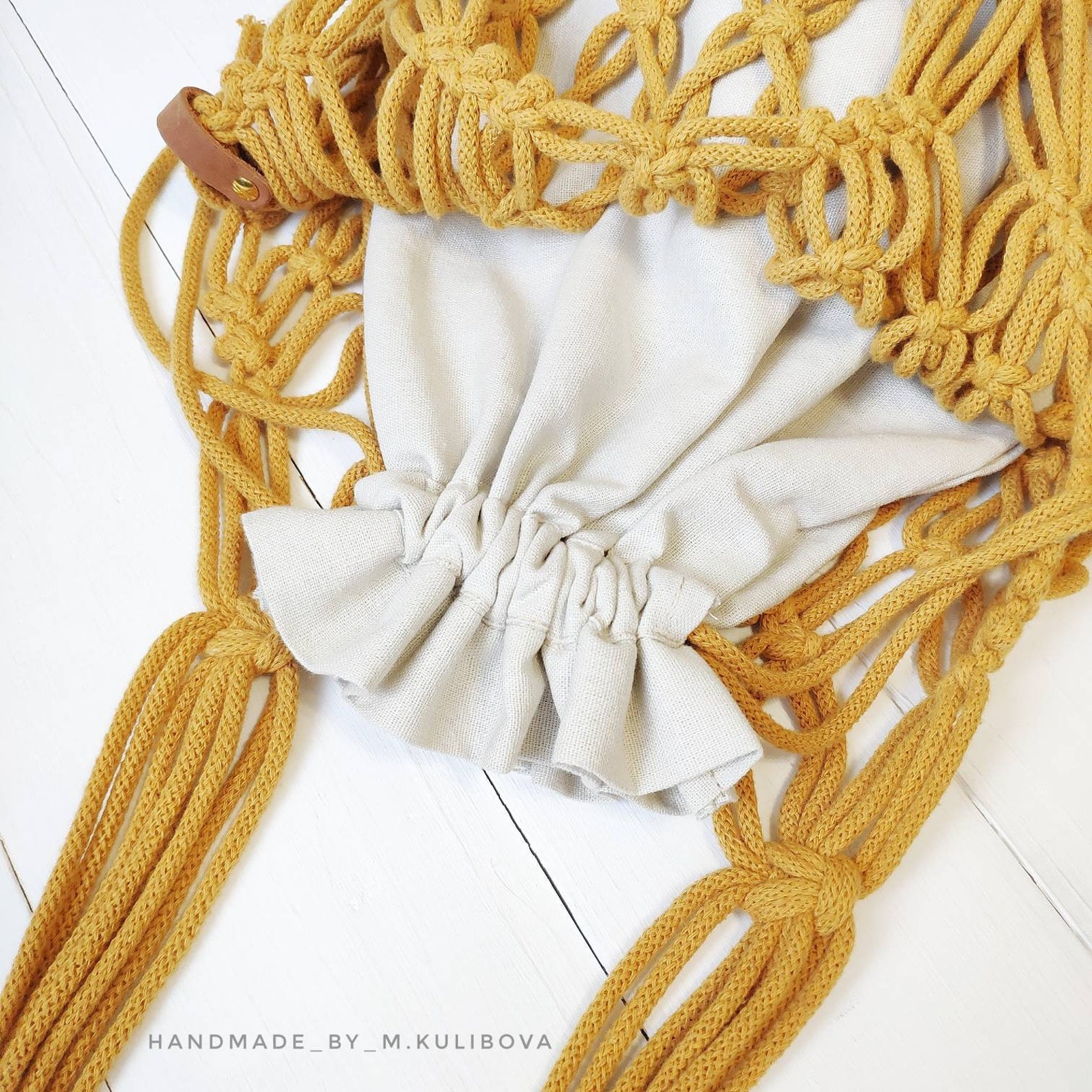 Macrame Pattern String Bag Video Tutorial With English Subtitles Market ...