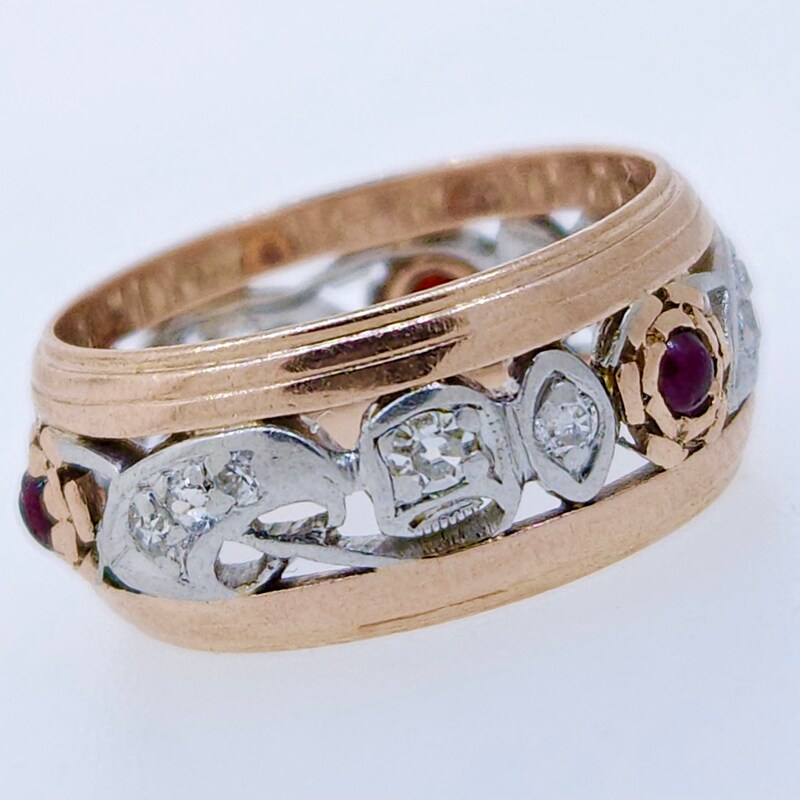 Ruby Eternity Band - Etsy