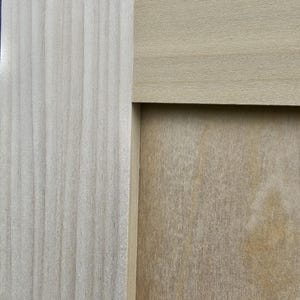 Replacement Poplar Shaker Vertical Double Panel Cabinet Doors 14.00 Sq ...