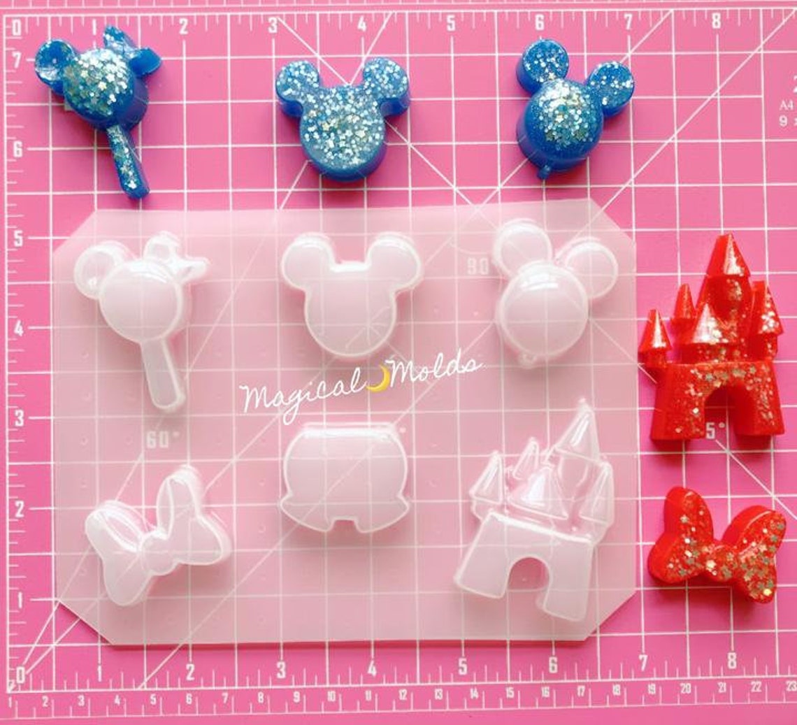 Magical Mouse Flexible Plastic Resin Mold Pallet ~ 6 PC! - Etsy