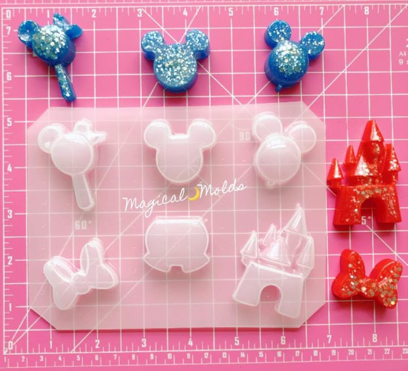 Magical Mouse Flexible Plastic Resin Mold Pallet ~ 6 PC! - Etsy