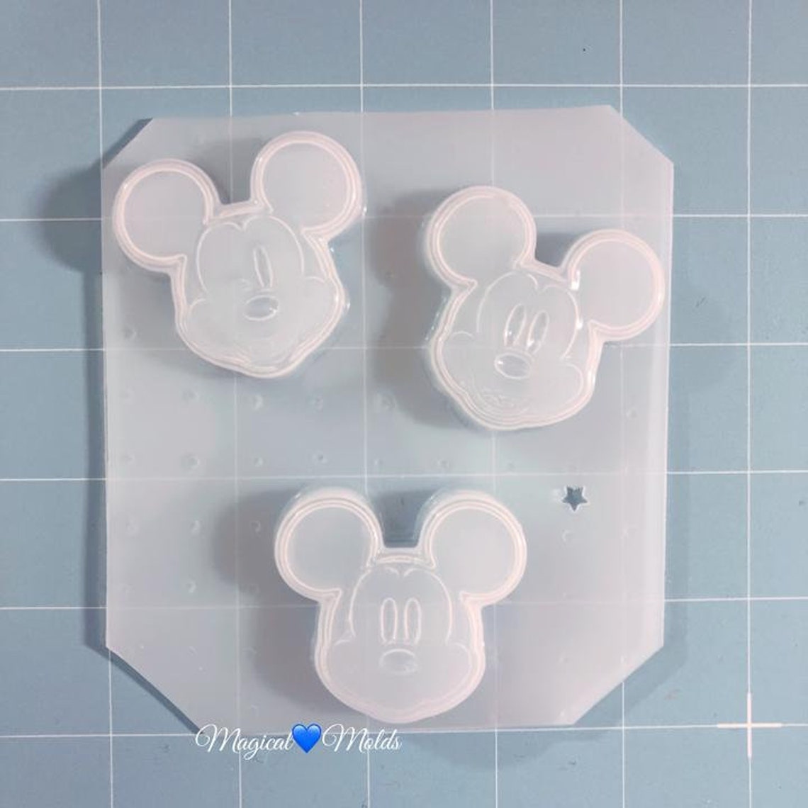 Mouse Heads Flexible Plastic Resin Chocolate Mold Set ~ 3 Pc - Etsy