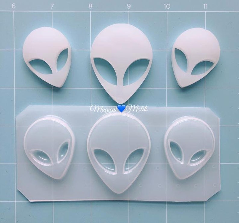 Aliens 3 Set Flexible Plastic Resin Chocolate Mold 3 Pc | Etsy