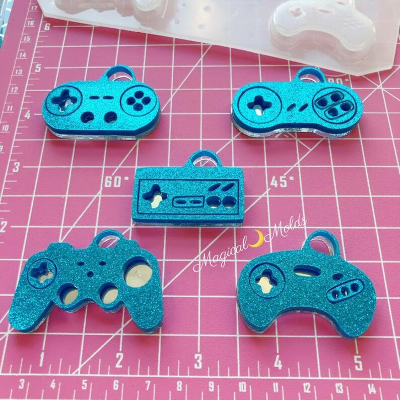 Mini 5 Controllers Flexible Plastic Resin Mold Set 5 Pc | Etsy