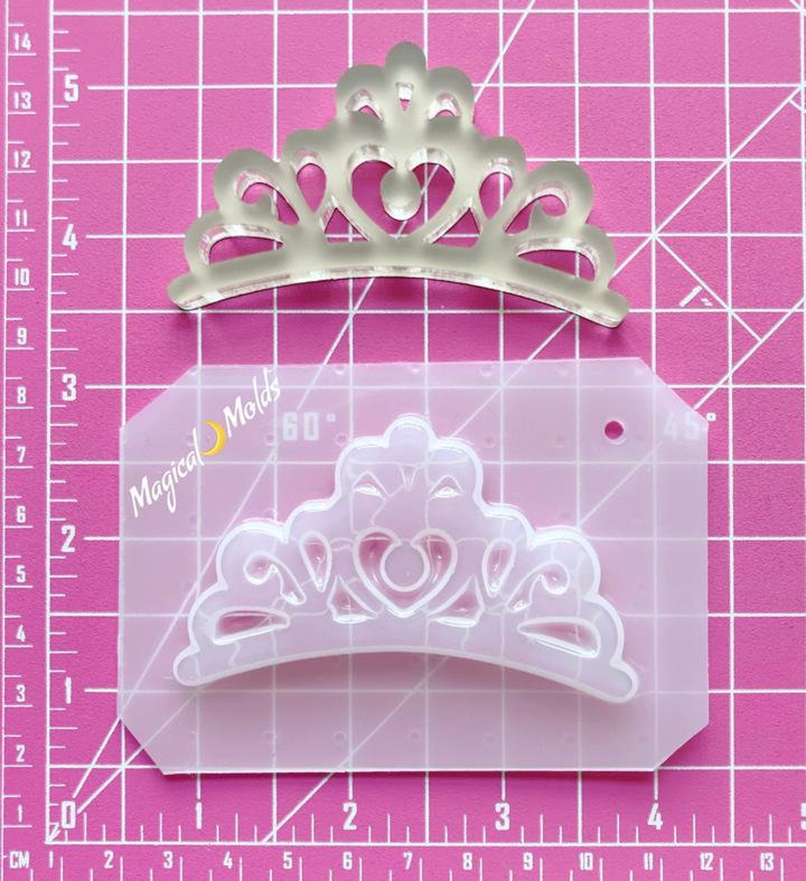 Beautiful Tiara Flexible Plastic Resin Chocolate Mold ~ 1 Pc - Etsy
