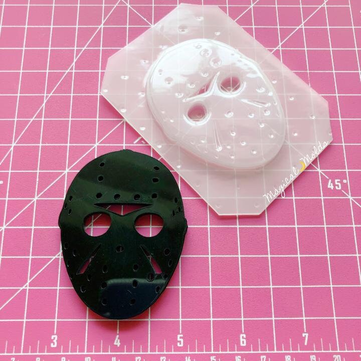 Creepy Horror Mask Flexible Plastic Resin Chocolate Mold ~ 1 Pc - Etsy