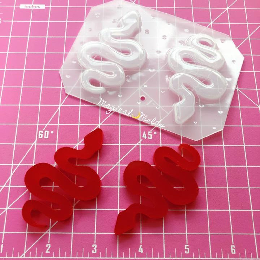 Snakes Flexible Plastic Resin Chocolate Mold Set ~ 2 PC - Etsy