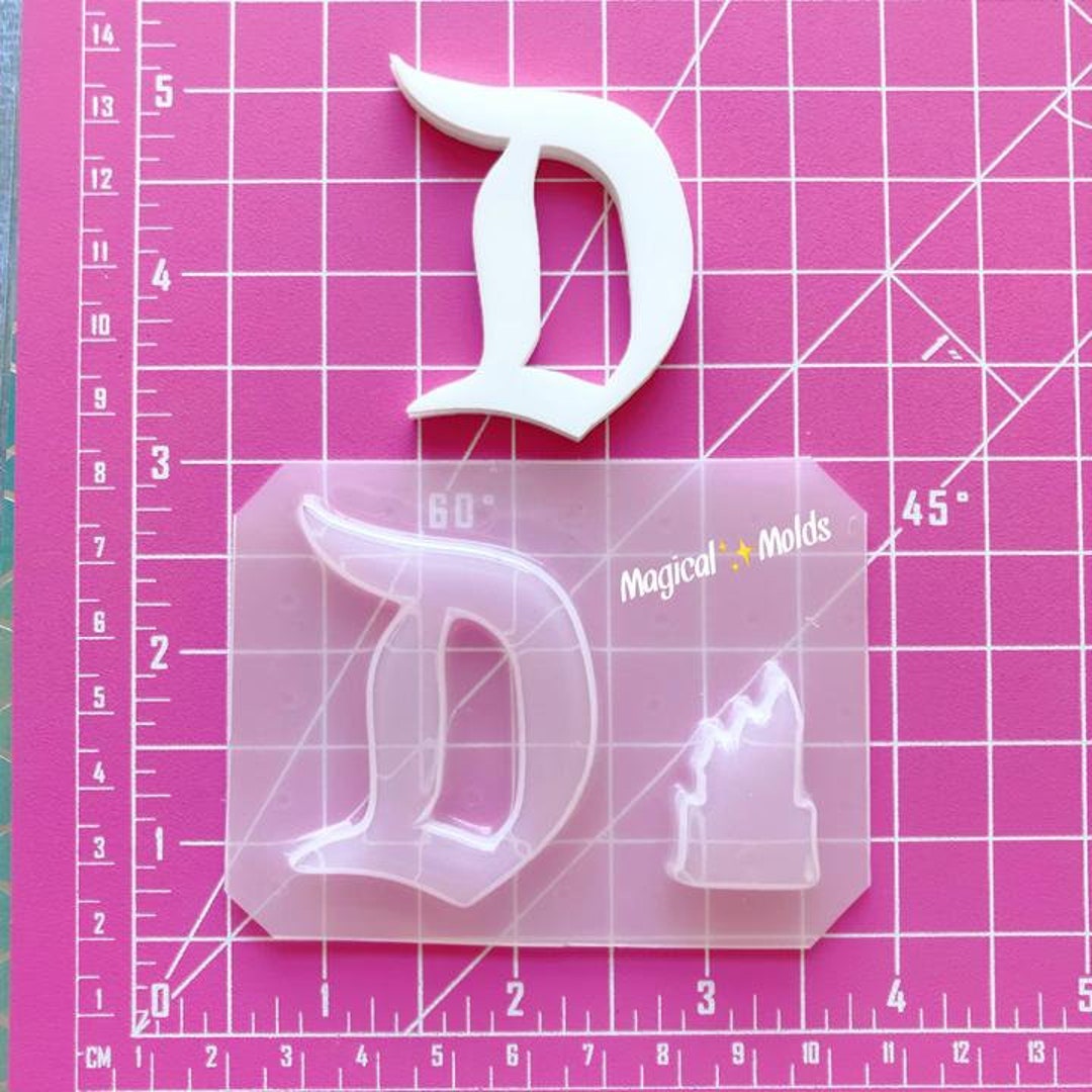 Letter D Flexible Plastic Resin Mold Set ~ 2 Pc - Etsy