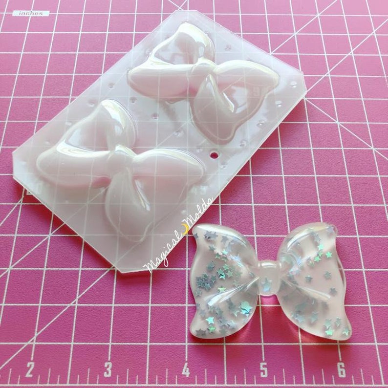 Cute Large Bows Flexible Plastic Resin Chocolate Mold ~ 2 Pc - Etsy