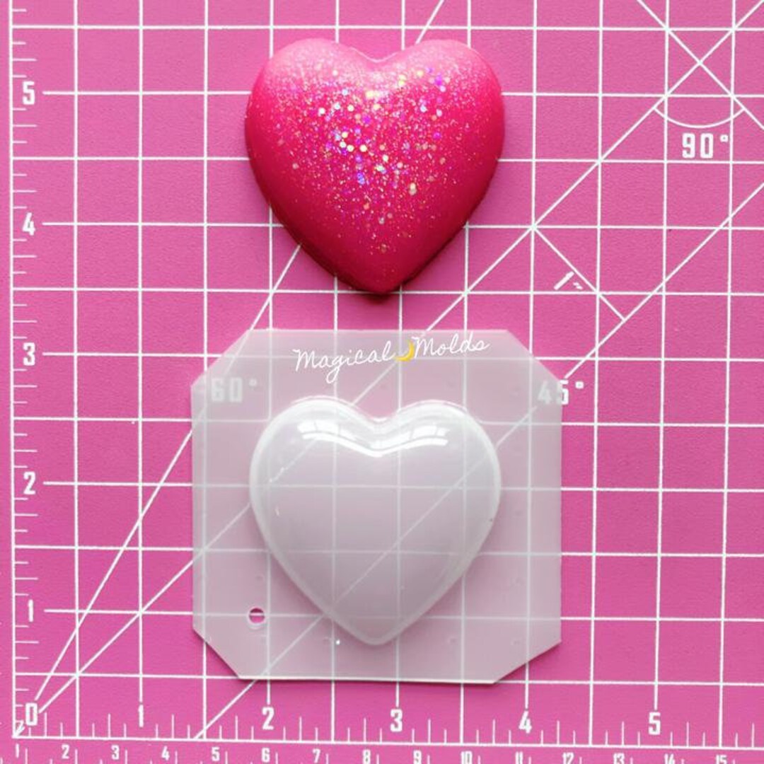 Bubble Heart Flexible Plastic Resin Chocolate Mold ~ 1 Pc - Etsy