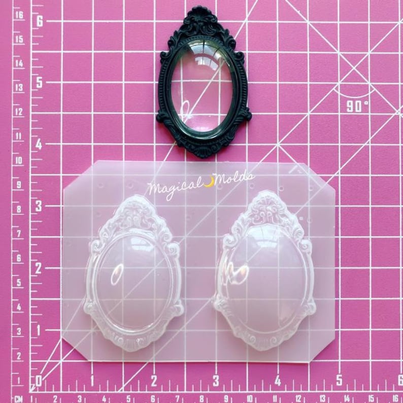 Dome Cute Cameos Flexible Plastic Resin Chocolate Mold ~ 2 Pc - Etsy